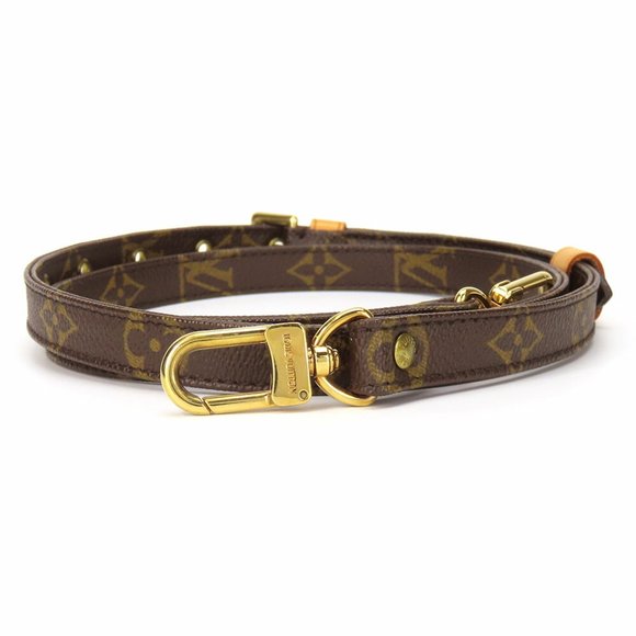 Louis Vuitton | Other | Louis Vuitton Shoulder Strap Monogram Brown ...
